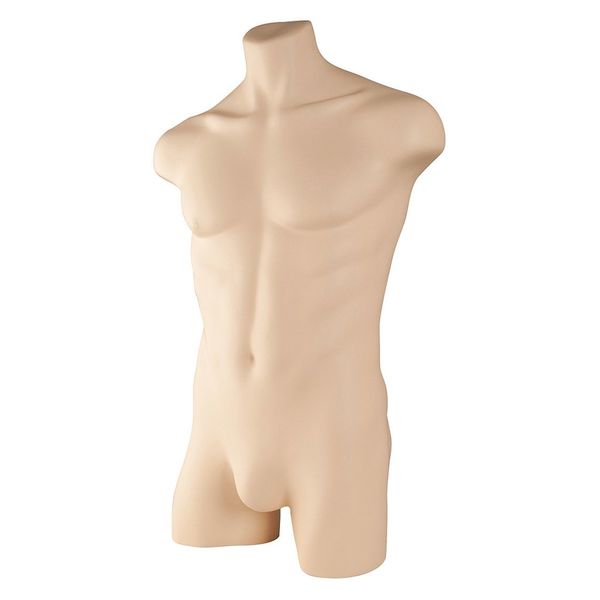 Mondo Mannequins Male Active Wear Torso Form, crÃ¨me finish